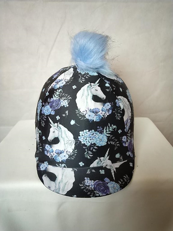 Unicorn Flowers Pompom Helmet Cover – Funky Pony Online Shop
