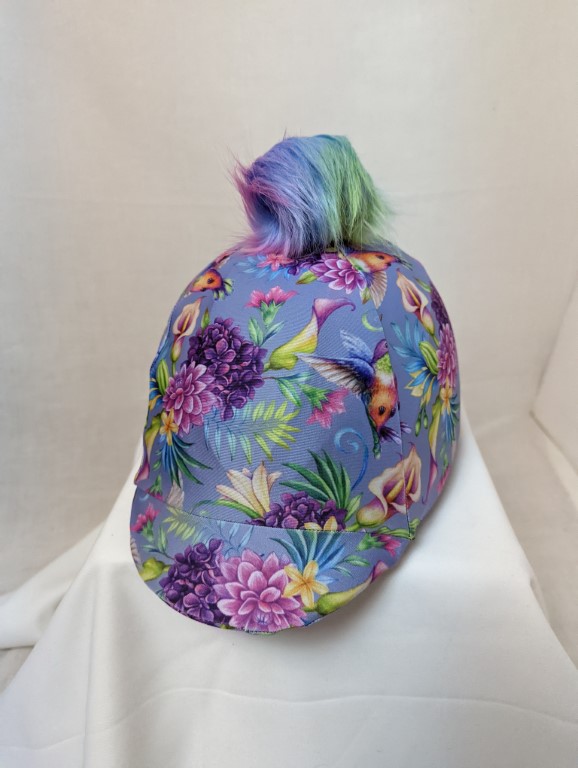 Hummingbird Pompom Helmet Cover – Funky Pony Online Shop