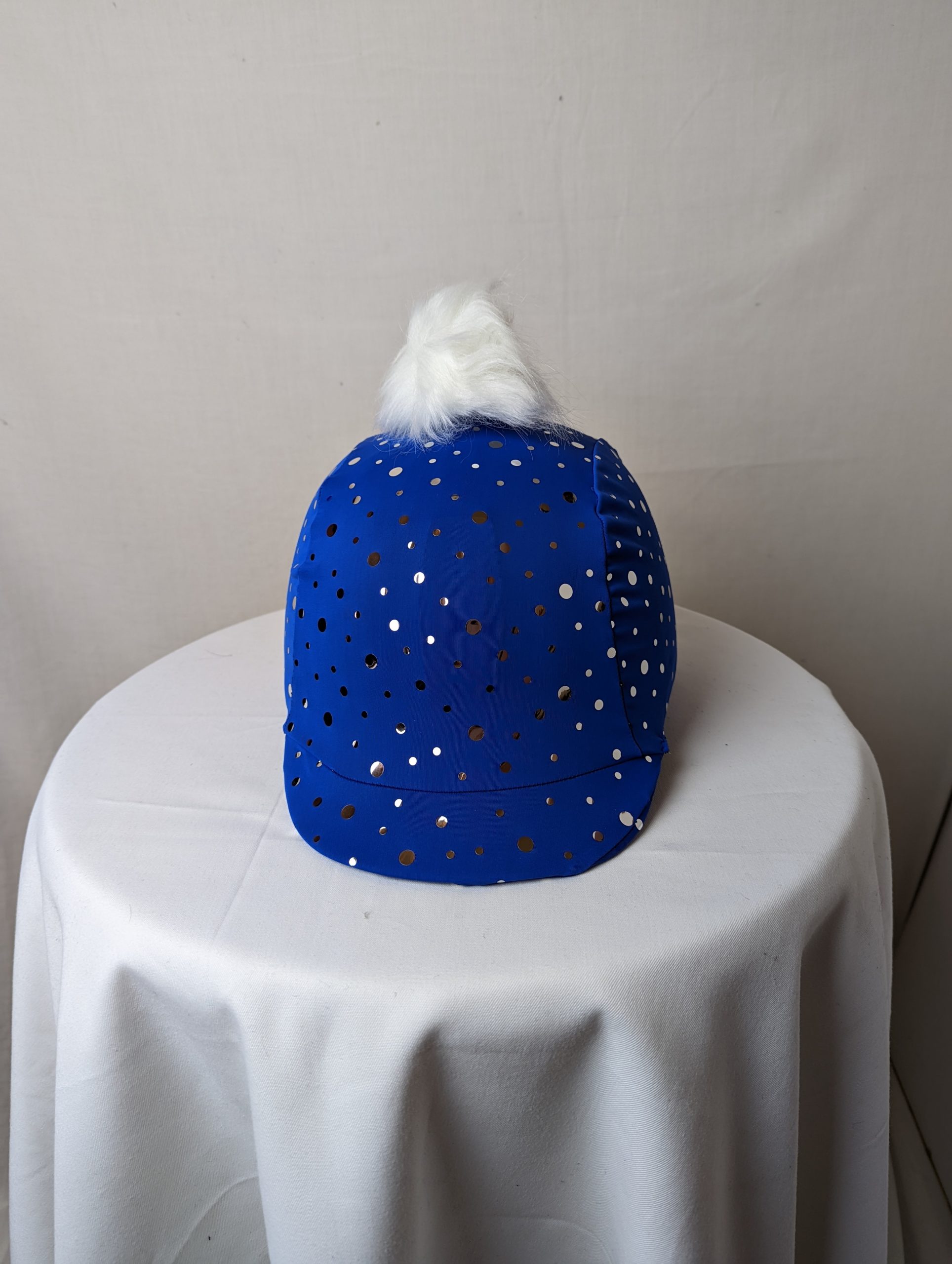 Blue Sequin Pompom Helmet Cover – Funky Pony Online Shop