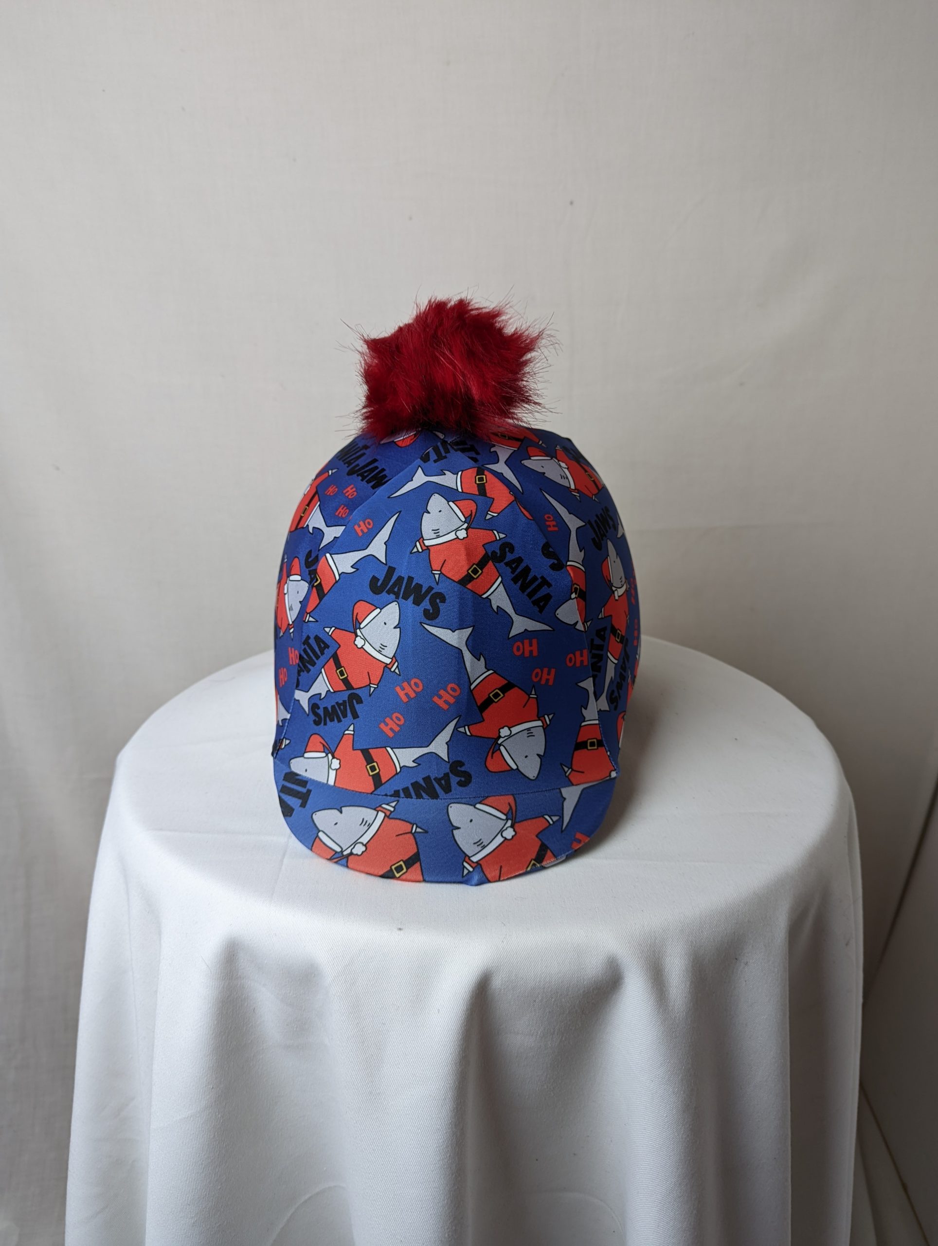 Santa Jaws Pompom Helmet Cover – Funky Pony Online Shop